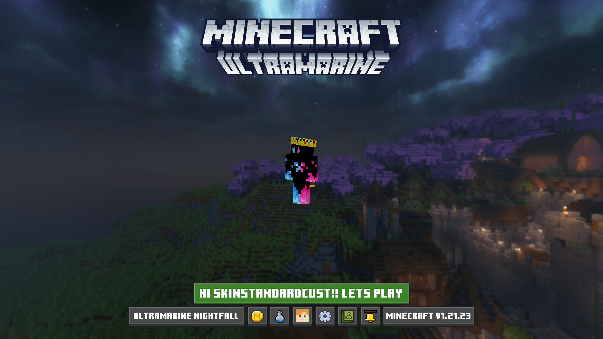 Ultramarine Nightfall - Minecraft texture-pack | NicVerse